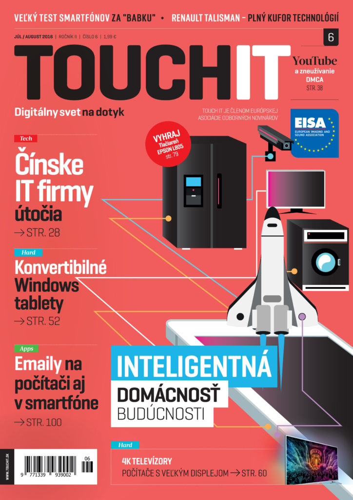 TouchIT magazine cover - Owl Agency - Illustration & Animation Artist Rep.